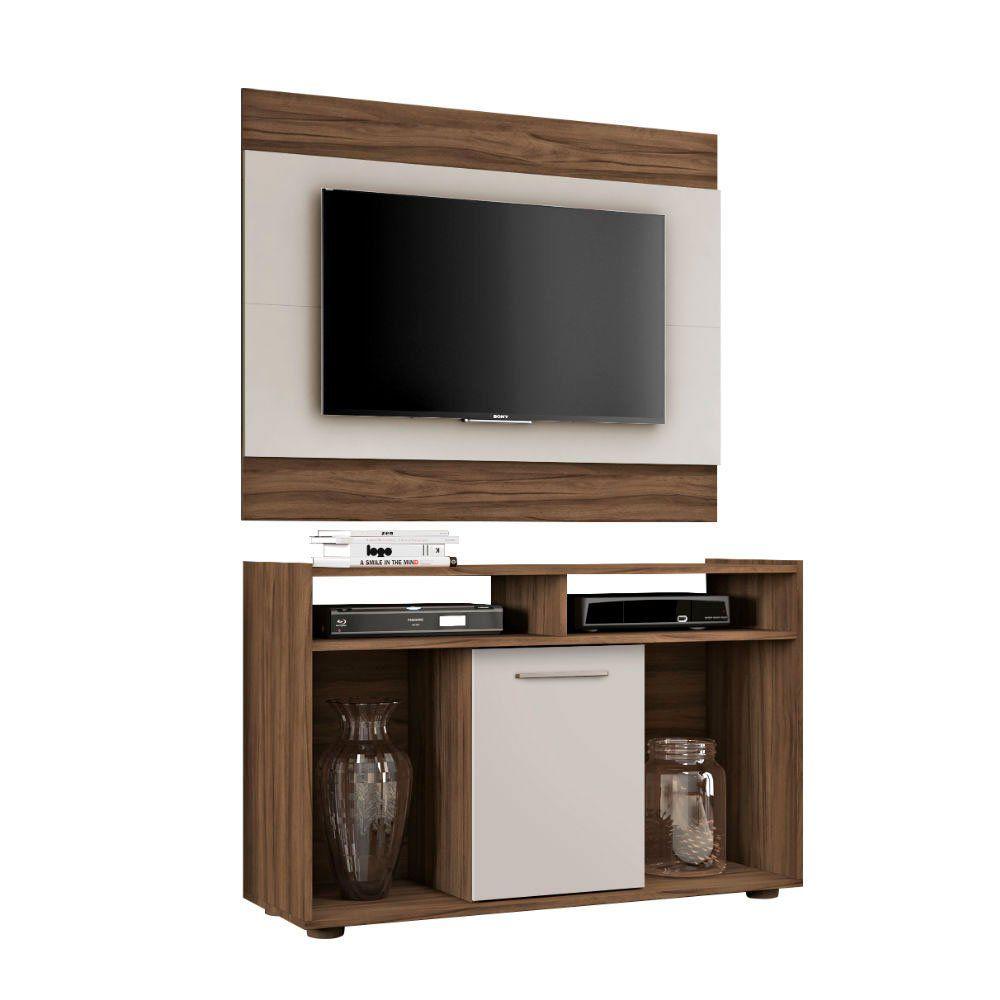 Rack com Painel para TV 43 Polegadas Show Notável Móveis - Rack com ...