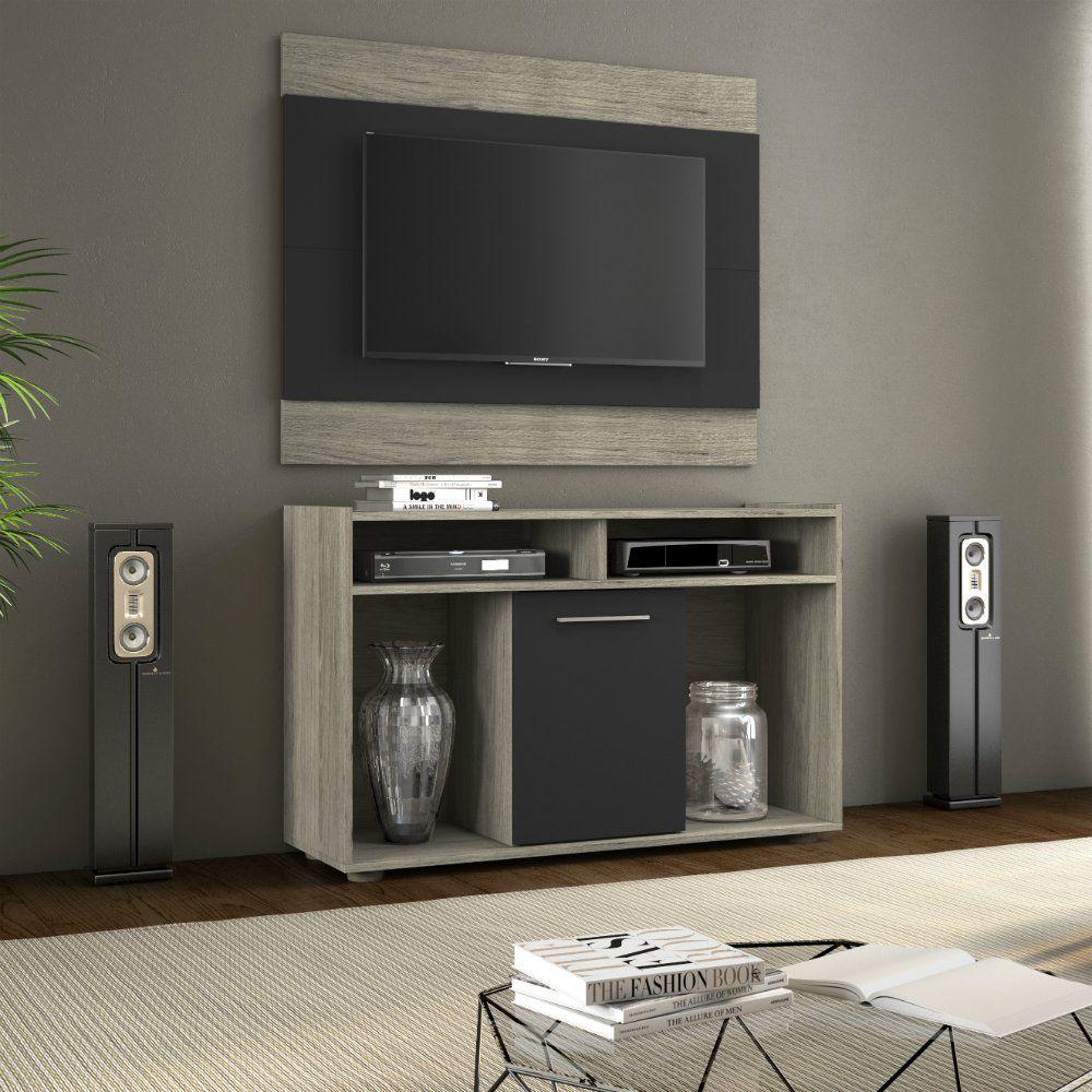 Rack com Painel para TV 43 Polegadas Show Notável Móveis - Rack com ...
