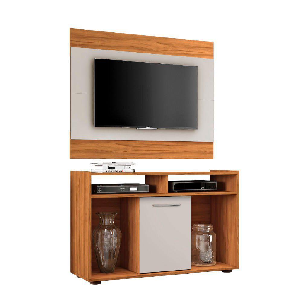 Rack com Painel para TV 43 Polegadas Show Notável Móveis - Rack com Painel - Magazine Luiza