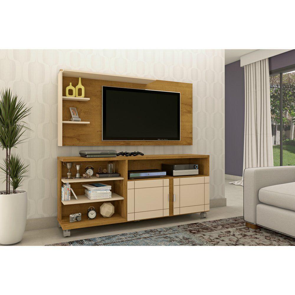 Rack com Painel Rio de Janeiro 2 Portas Atualle - Rack - Magazine Luiza