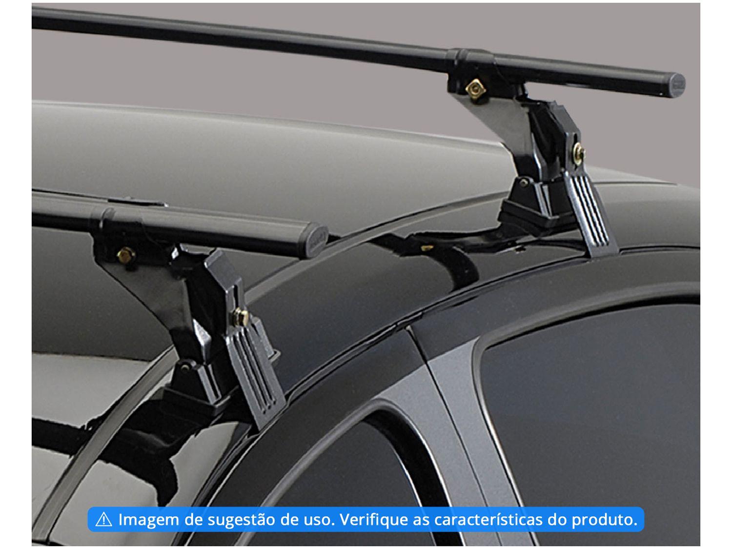 Rack para Carro Eqmax Aço Preto - Rack e Travessa de Teto - Magazine Luiza