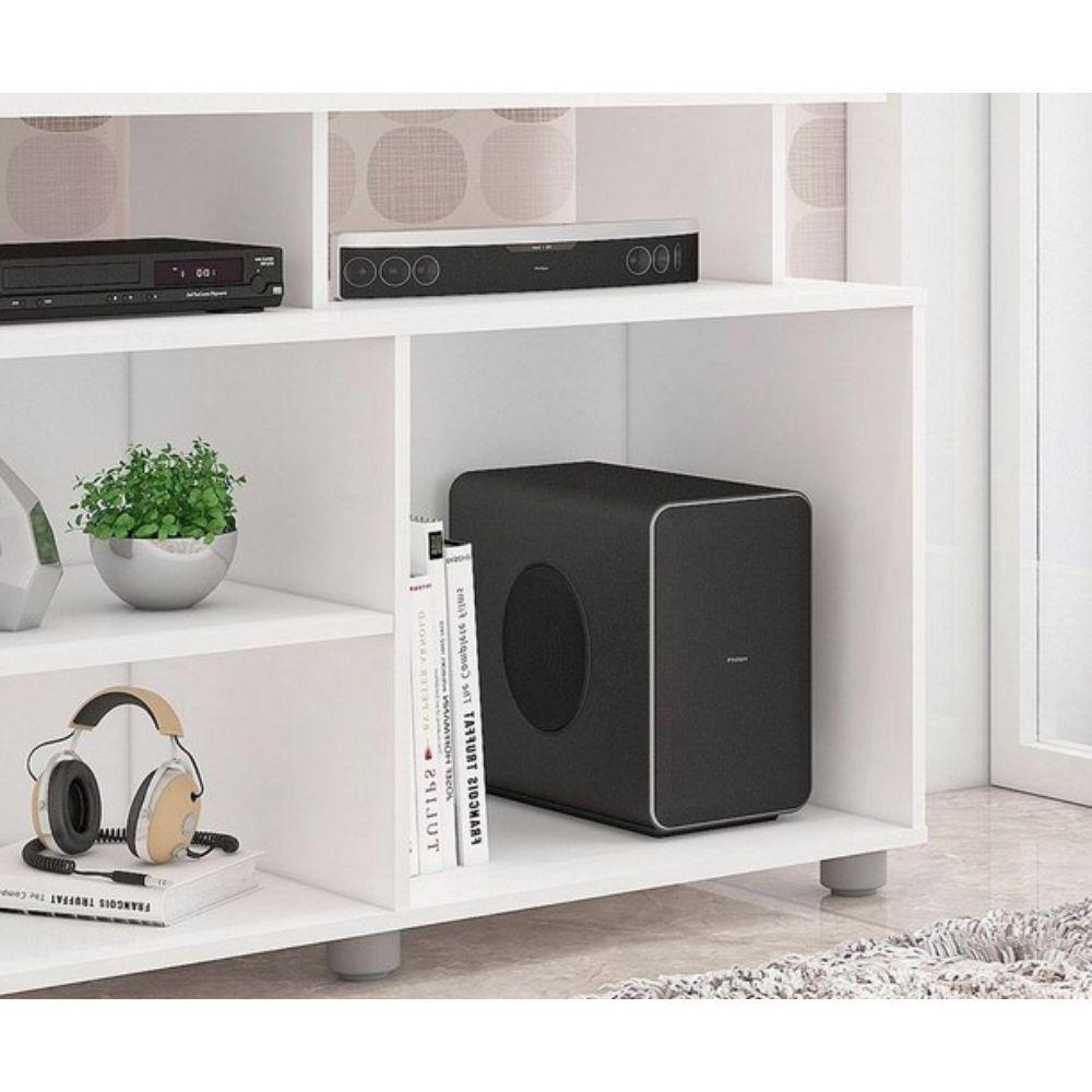 Rack para TV até 32 Polegadas Slim Permobili Branco - Rack - Magazine Luiza