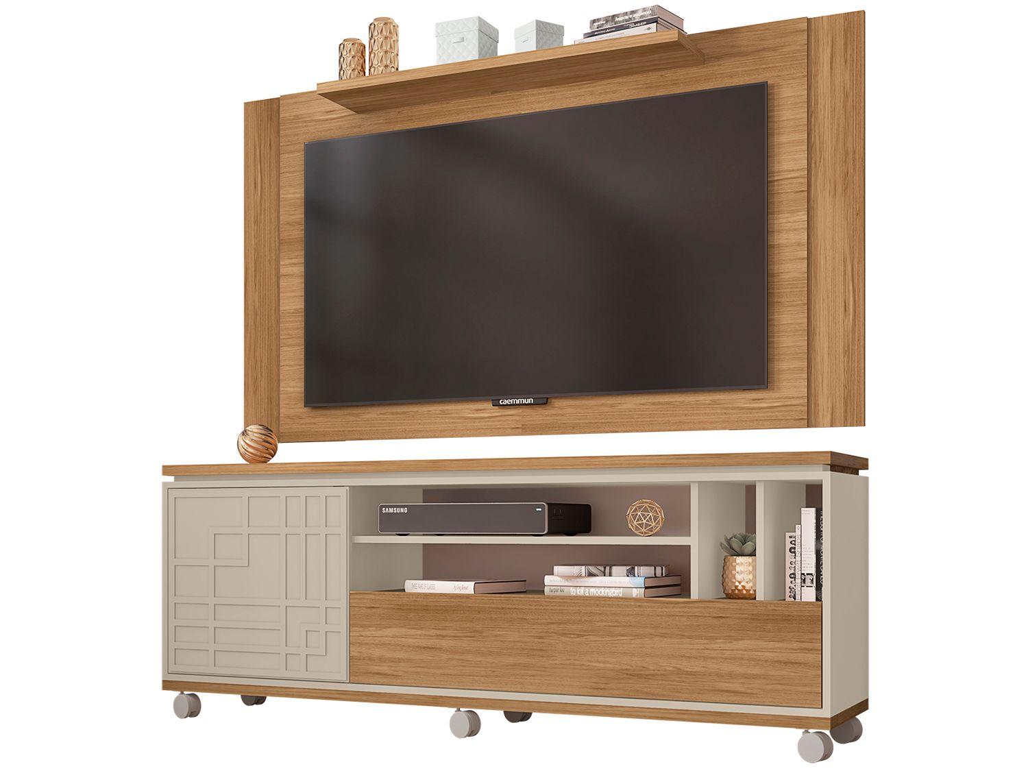 Rack para TV até 65” com Painel 2 Portas Caemmun Form Multiplus