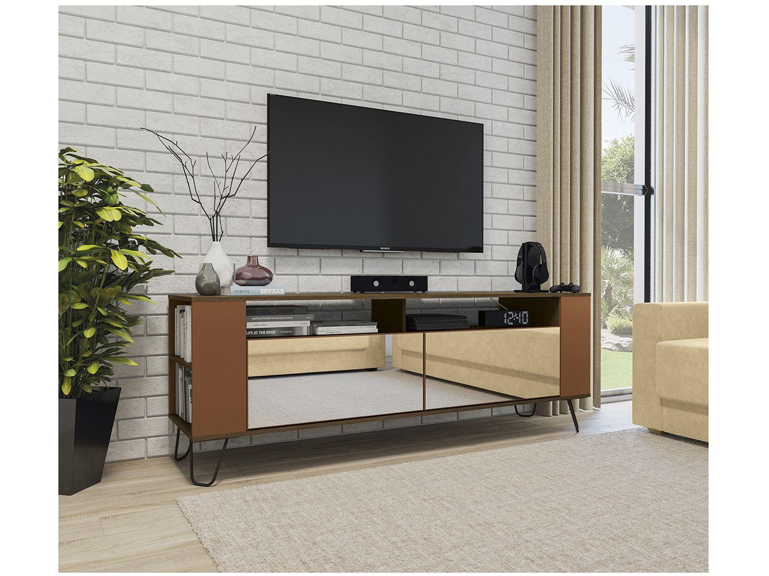 Rack para TV até 72” 2 Gavetas Kappesberg - Pop Conti - Rack - Magazine ...