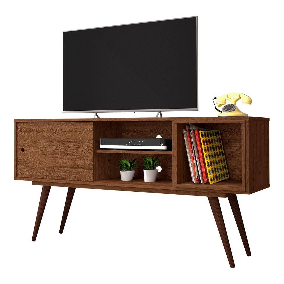 Rack Retrô Monschau Rustik Carvalho 140 cm - Mobly - Rack - Magazine Luiza