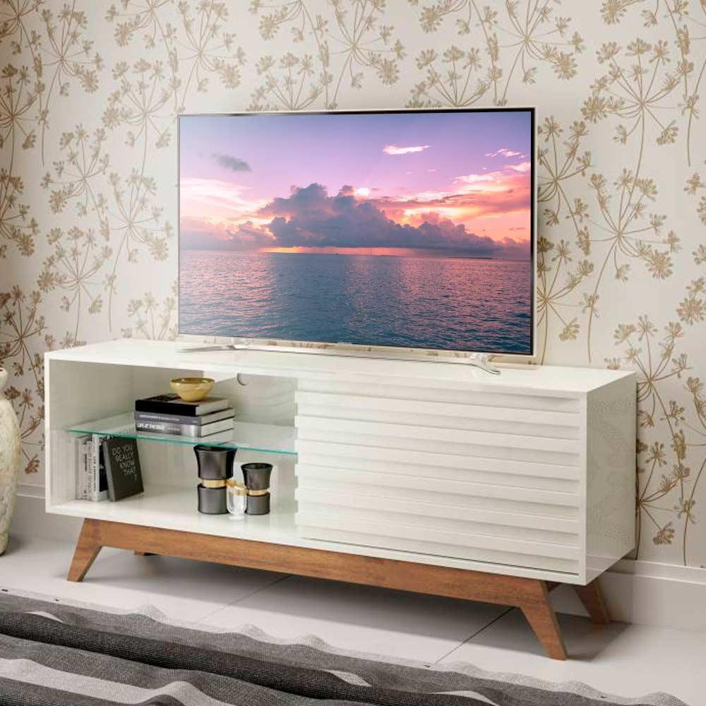 Rack Ripado Branco Off White Nobre Dalla Costa - Rack - Magazine Luiza