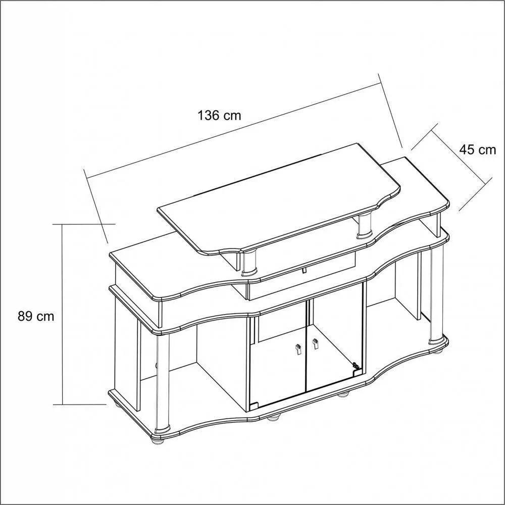 Rack Sambar - Caramelo - TV até 32 Polegadas - Magazine Pitaco - Rack ...