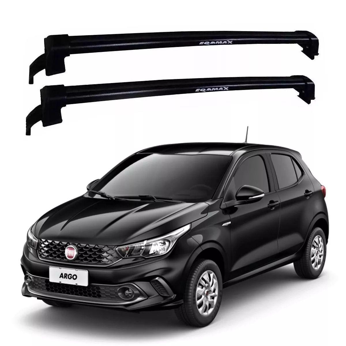 Rack Teto Fiat Argo 2017 2018 2019 Bagageiro Eqmax Preto - Rack e ...
