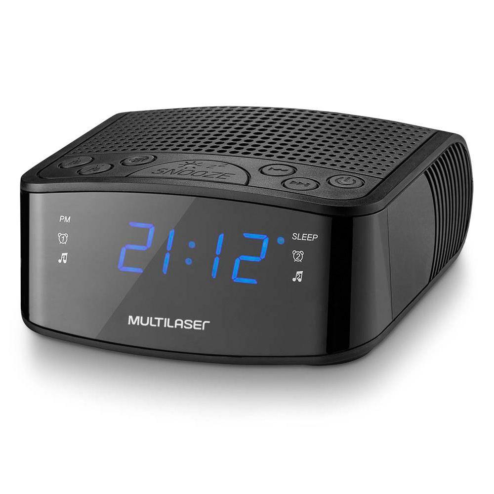 Radio Relógio Digital Alarme Despertador Painel De Led Multilaser Sp288 ...