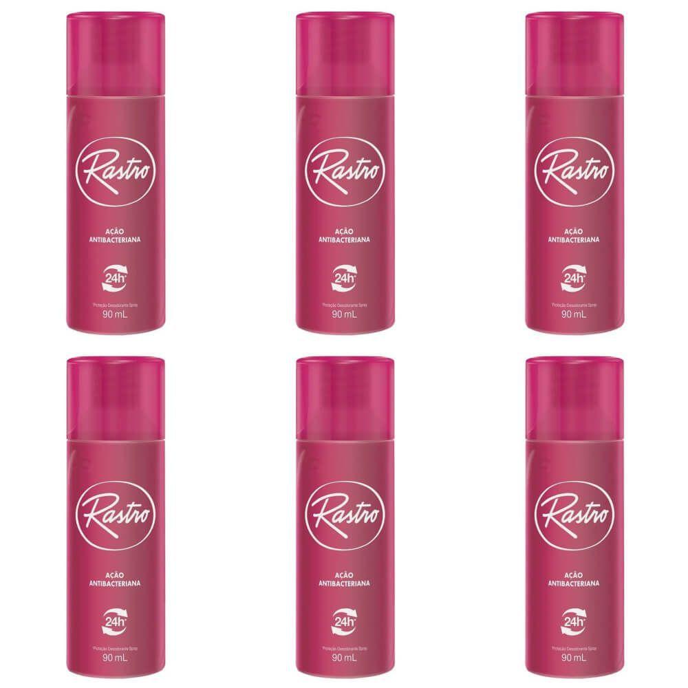 Rastro Desodorante Spray 90g (Kit C/06) - Desodorante - Magazine Luiza