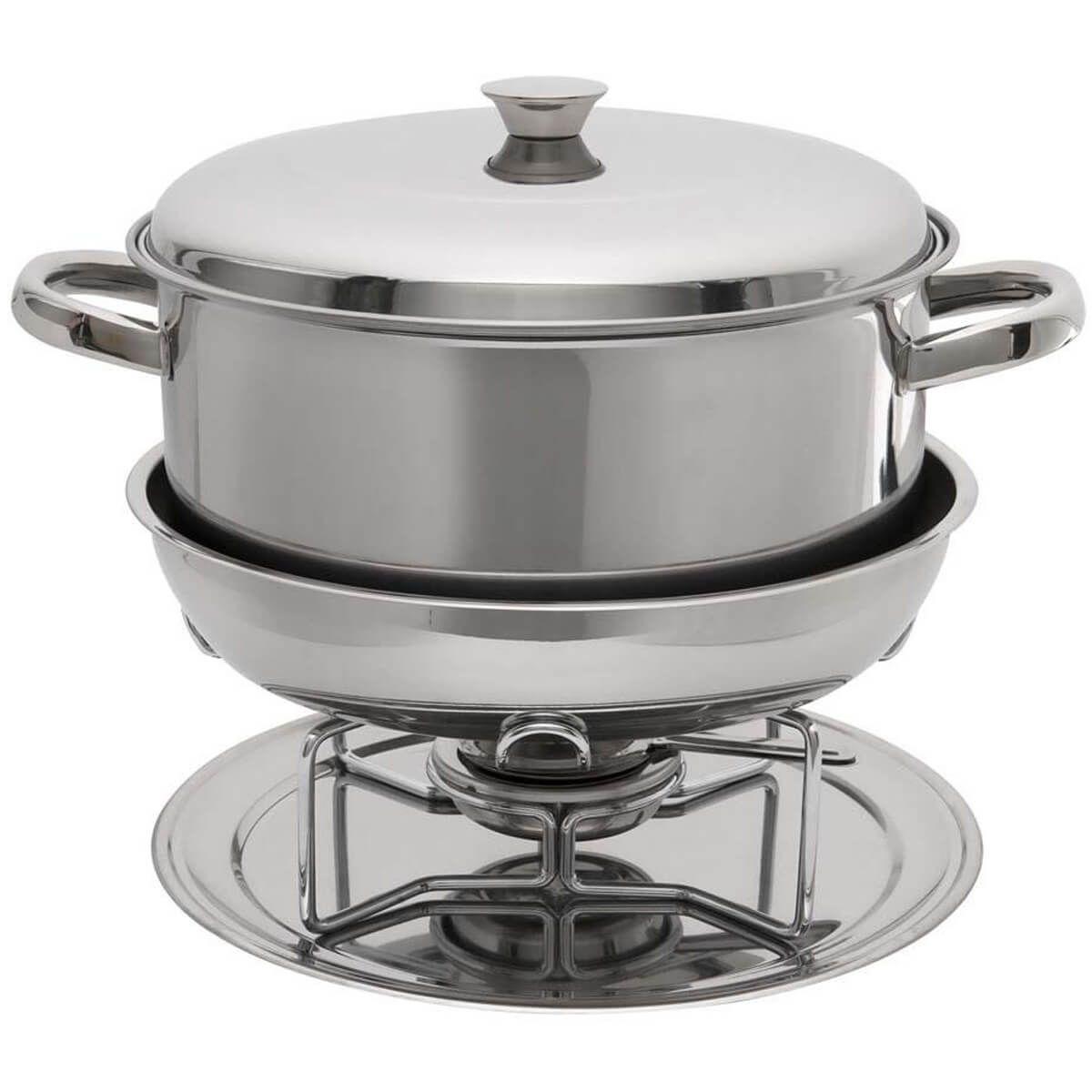 Rechaud 5,7L Aço Inox Banho Maria Para Buffet Restaurante - Brinox ...