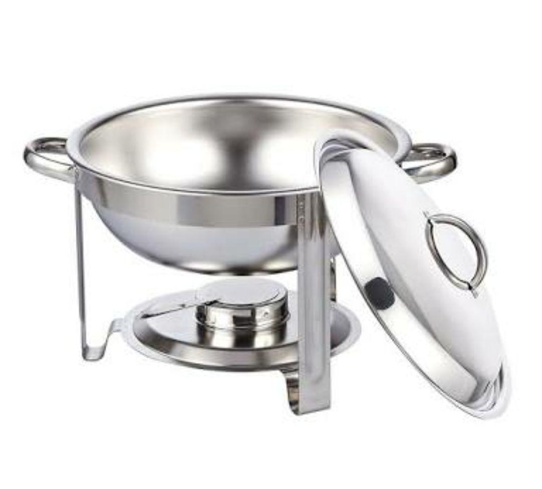 Rechaud Inox redondo 5 litros banho-maria Marca Richôa - Rechaud ...