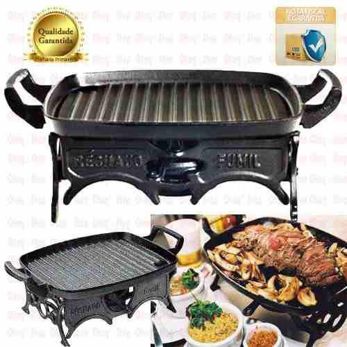 Rechaud Para Carnes E Churrasco Grill Alça Ferro Da Fumil - Panela ...
