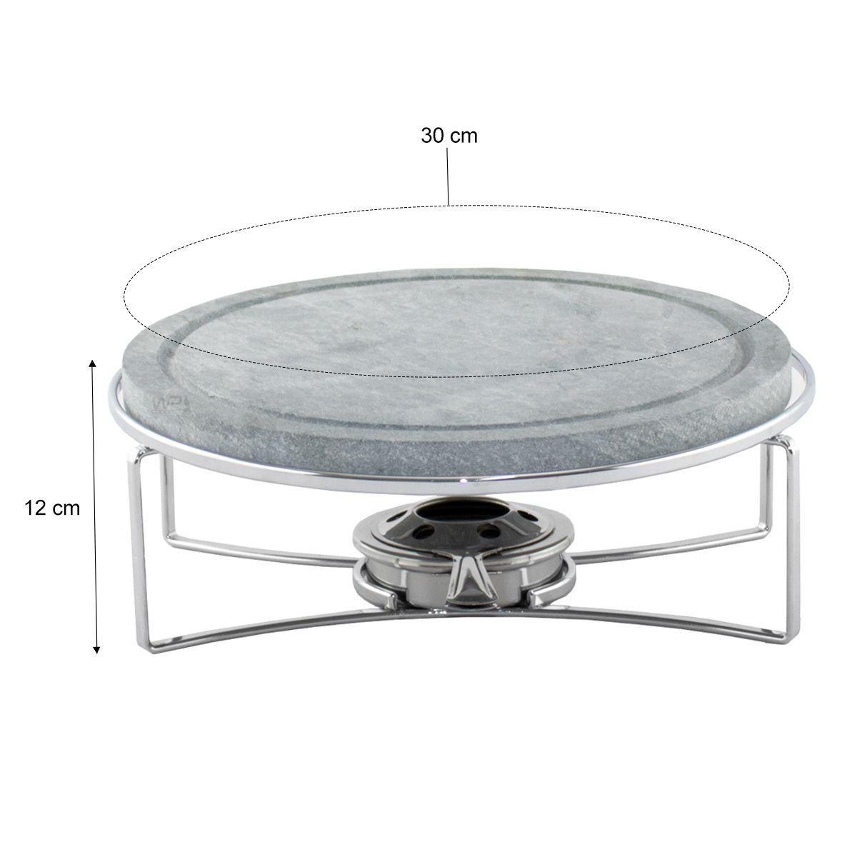 Réchaud Redondo Vicenza com Pedra Sabão 1 Queimador - Hara - Rechaud ...