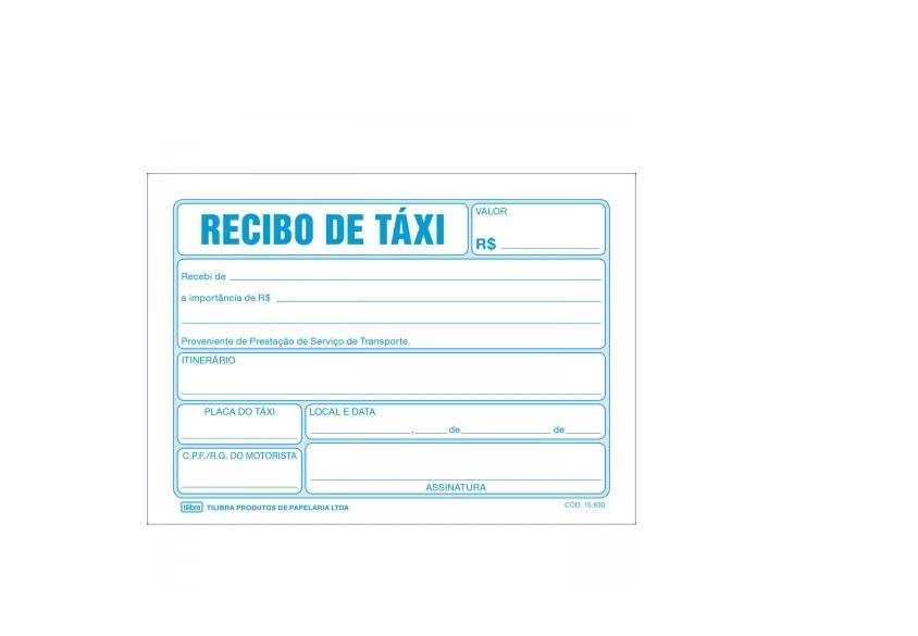 Recibo de táxi com 50 folhas tilibra - Recibo - Magazine Luiza