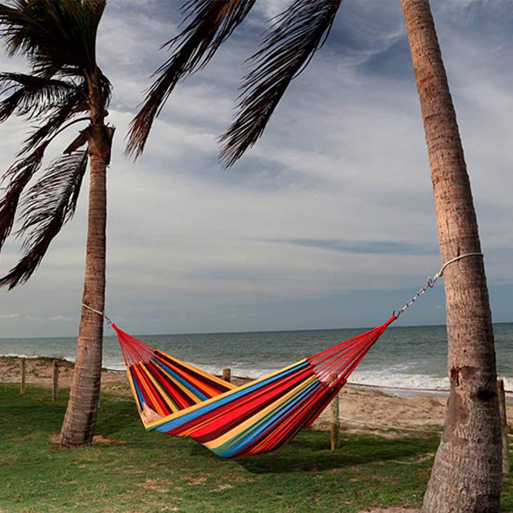 Rede Dormir Descanso balanço Casal Denaná Luxo Design Moderno Listrada ...