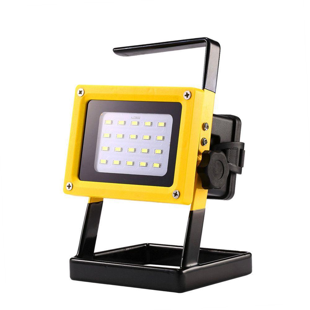 Refletor Holofote Led Portátil Bivolt 12v Recarregável - Luzes De ...