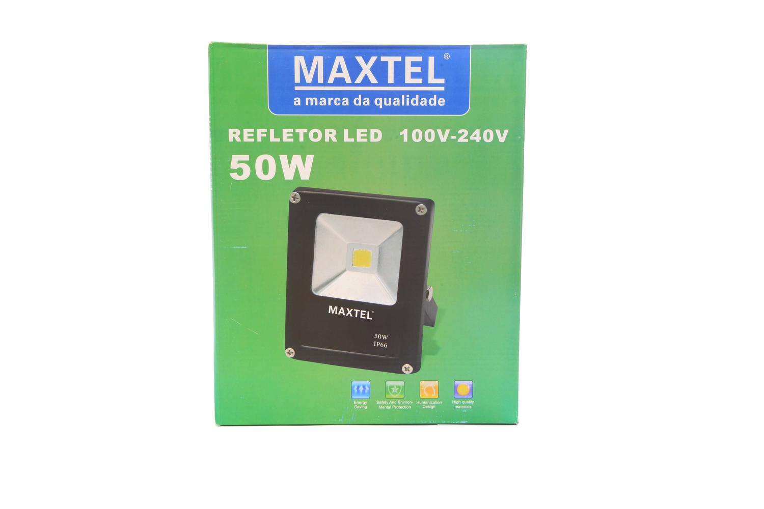 Refletor Led 50W Holofote Maxtel Branco Frio IP66 - Refletor - Magazine ...