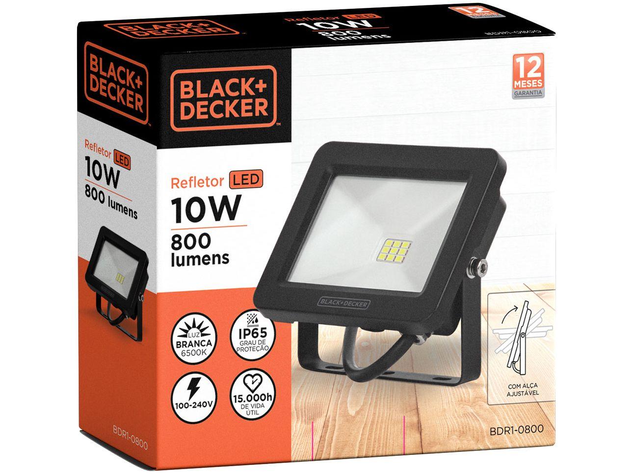 Refletor LED SMD 10W 6500K Branca