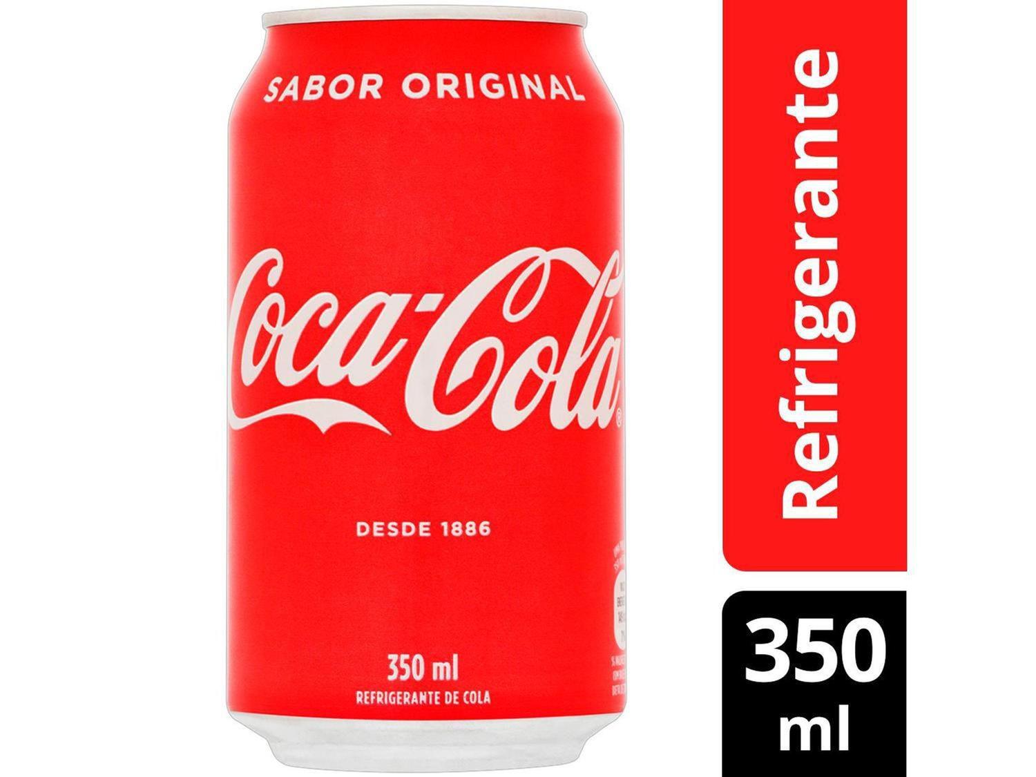 Refrigerante Lata Coca-Cola Original 350ml - Refrigerante - Magazine Luiza