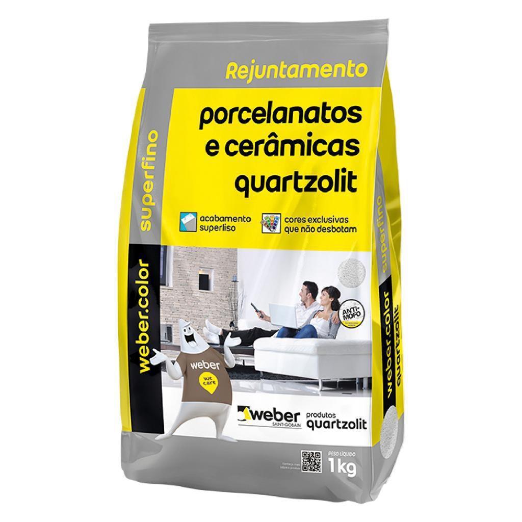 Rejunte Quartzolit Weber Porcelanato, Mármore, Granito Color Cinza ...