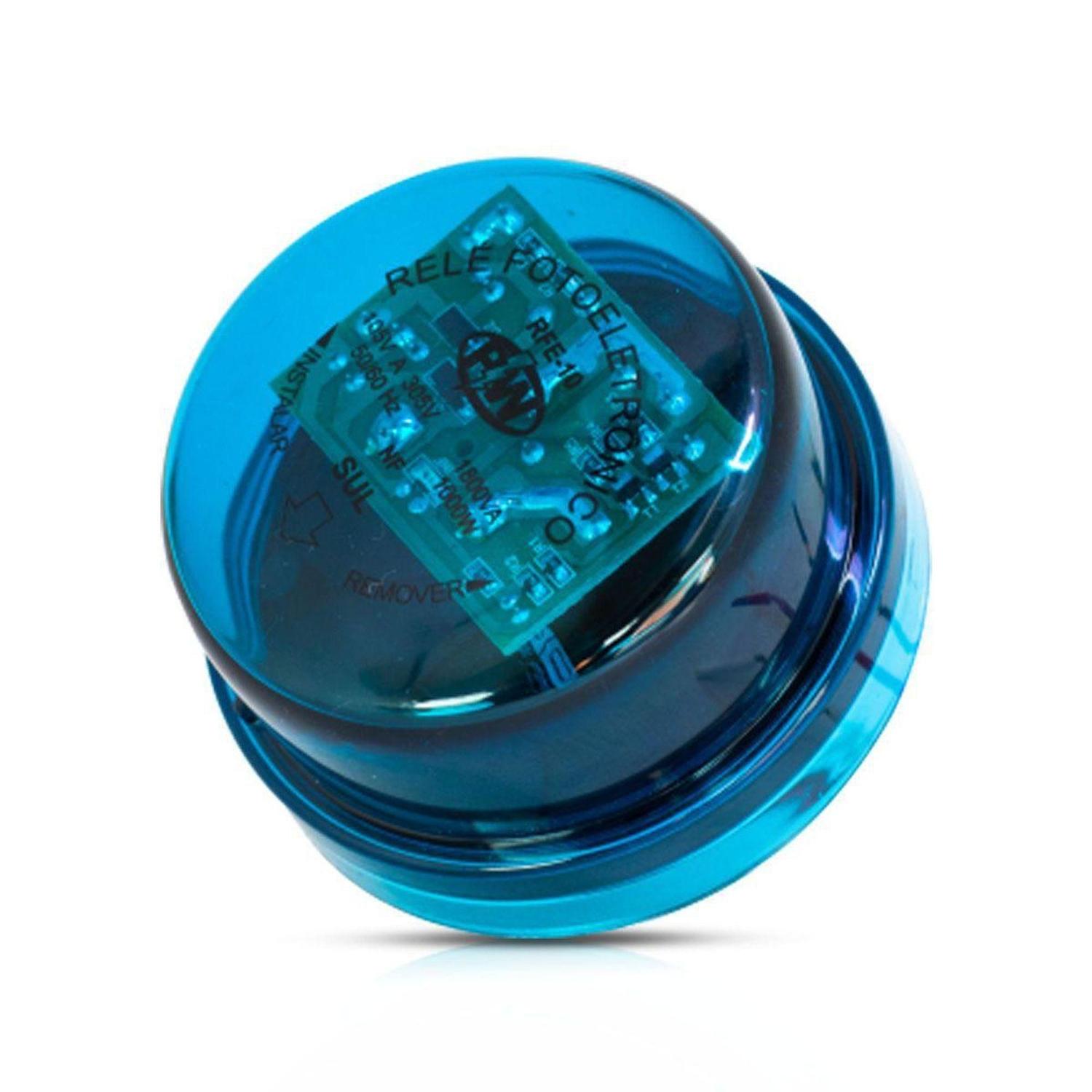 Relé Fotocélula Terminal Bivolt 1000w Azul PW Elétrica - Relé ...