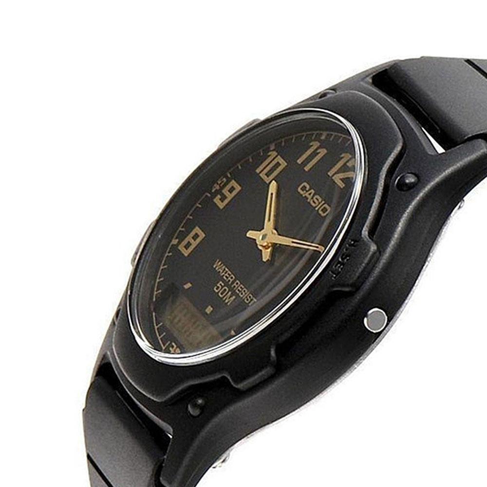 Relógio Casio Digital-Analógico Masculino AW-49H-1BVDF - Preto ...