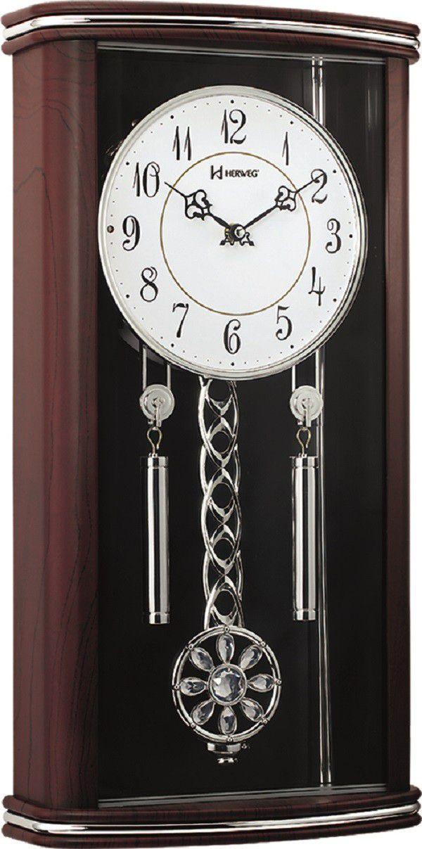 Relógio de Parede Pêndulo Musical Carrilhão Herweg 6391 - Relógio ...