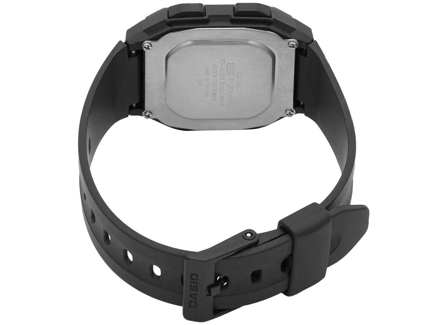 Relógio Masculino Casio Digital - F-201WA-9ADF Preto - Relógio Masculino - Magazine Luiza