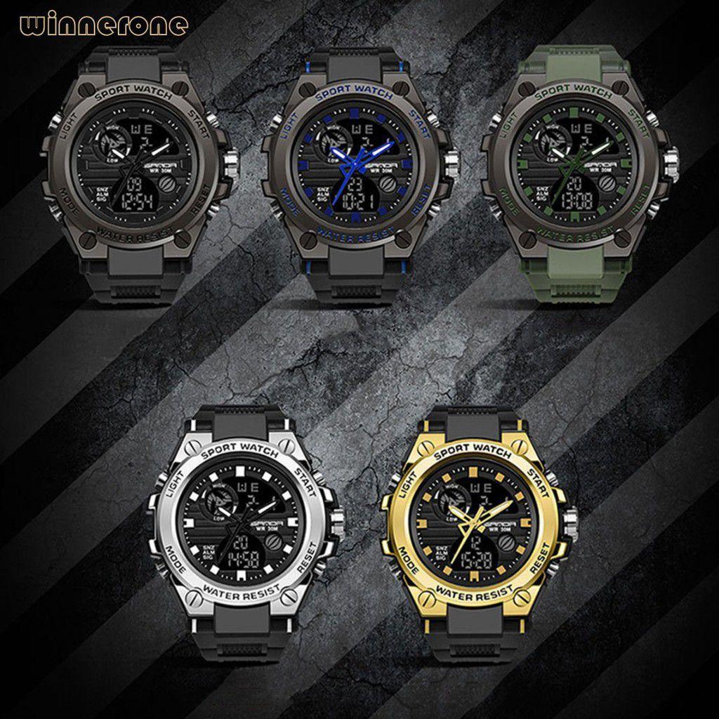 Relogio Masculino Esportivo Sanda 739 Preto - Relógio Masculino ...