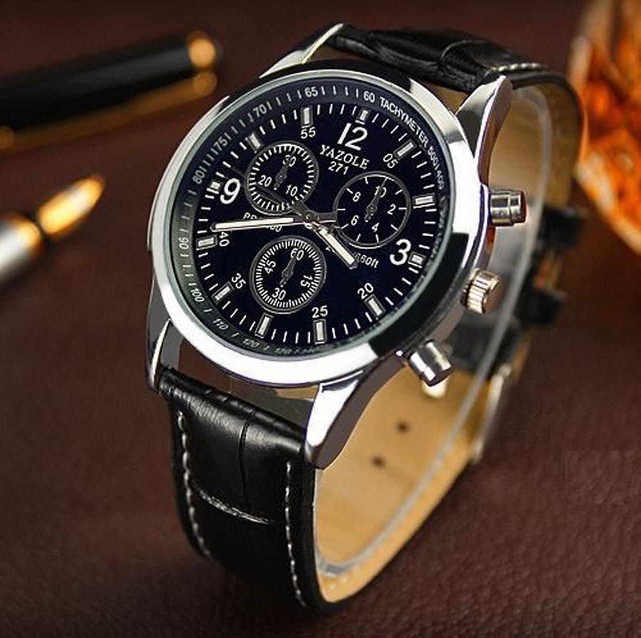 Relógio Masculino Yazole 271 Pulseira Preta - Relógio Masculino ...