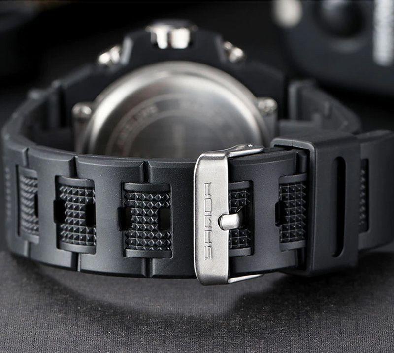 Relógio Sanda 739 Shock G Militar Esportivo Digital Analógico - Preto ...
