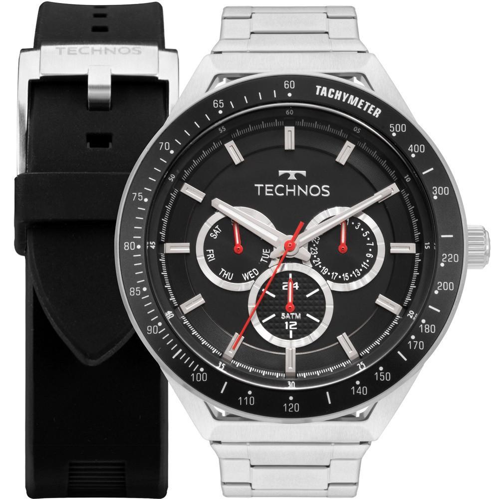 Relógio Technos Masculino Prata Skymaster 6P29AJY/T1P - Relógio ...