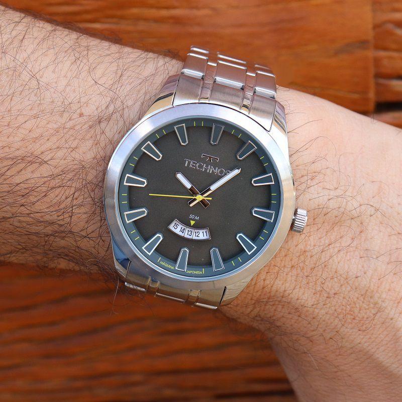 Relógio Technos Masculino Prateado Racer 2115KZB/1C - Relógio Masculino ...