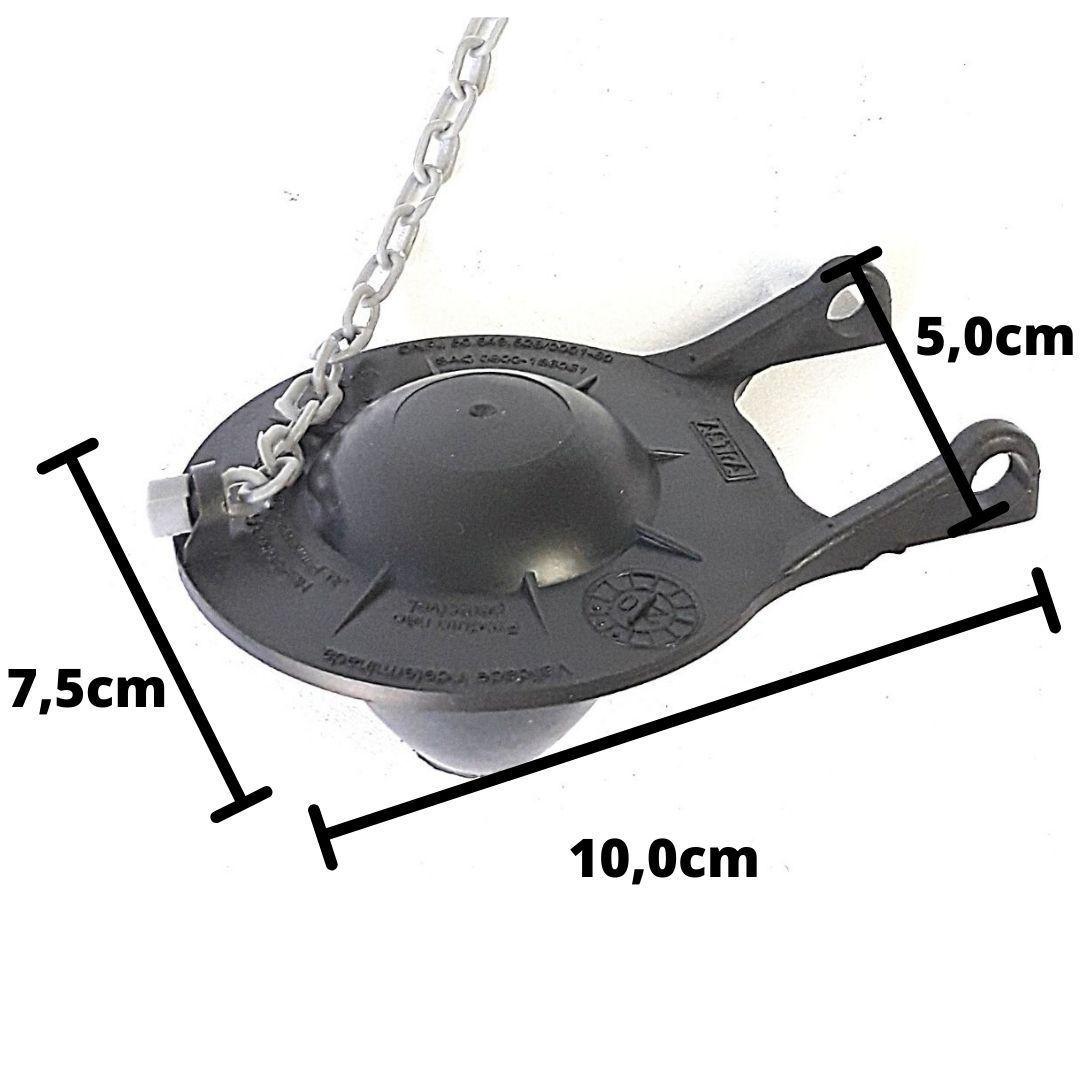 Reparo da Caixa Acoplada Obturador Borracha de Saída Água Universal KSO/AS - Astra - Caixa ...