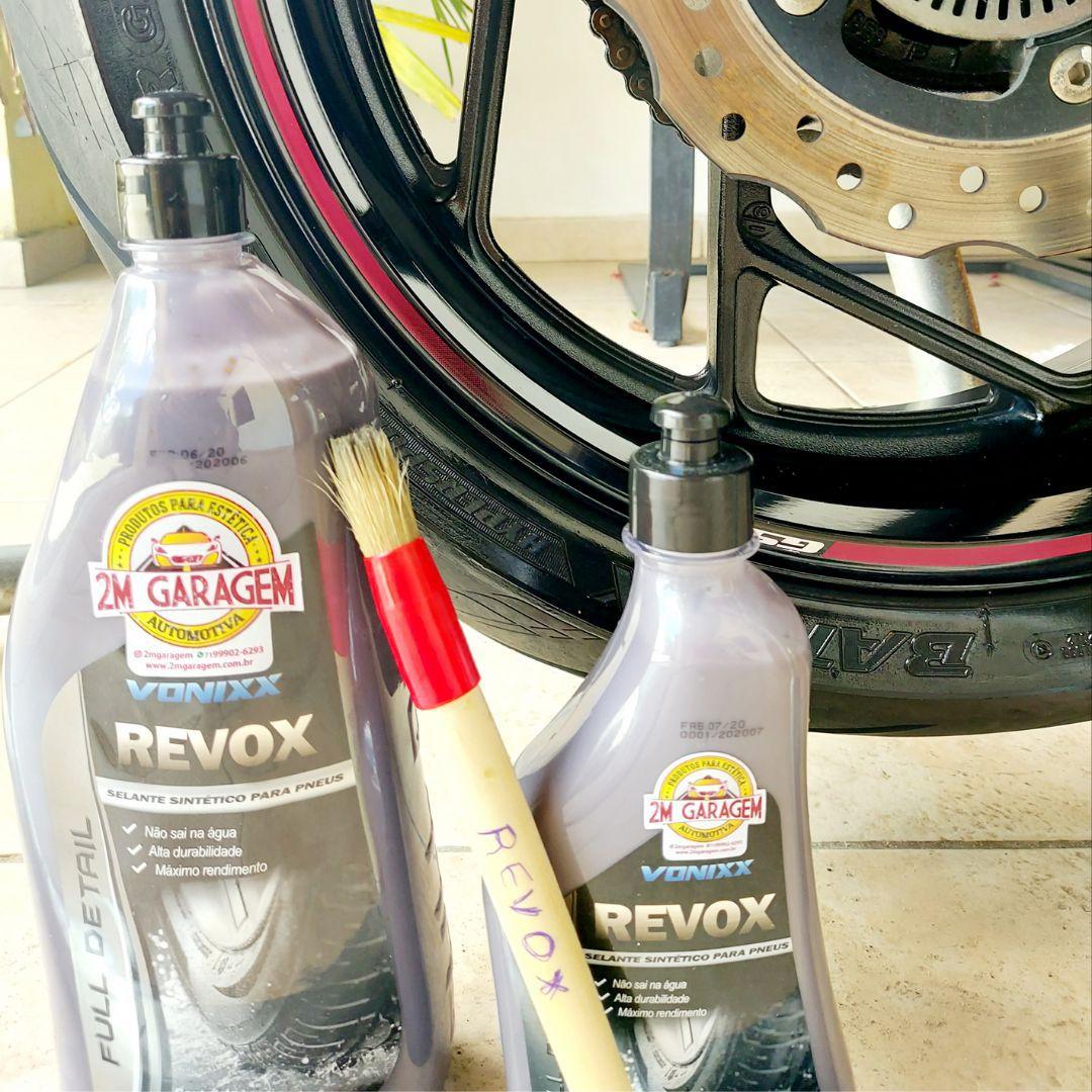 Revox Selante Renova Pneu Pretinho Vonixx 1,5l Resiste Água - Selante ...