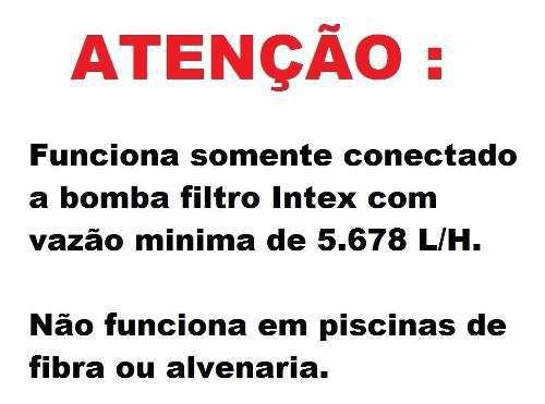 Robô Aspirador Limpador Automático de Piscinas Intex modelo Amarelo ...
