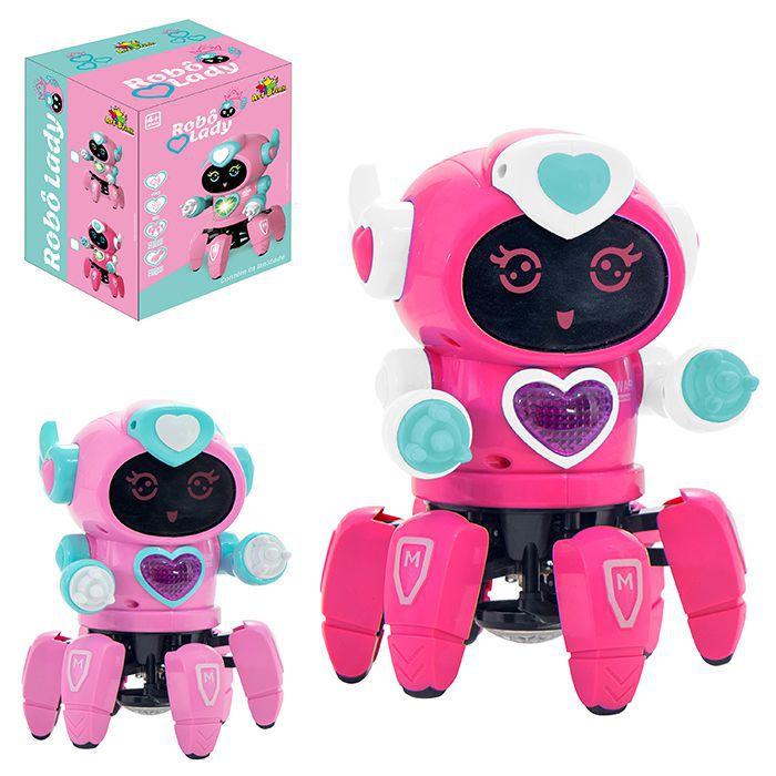 Robo Lady Com Face Digital Luz E Som - Art Brink - Bonecos - Magazine Luiza