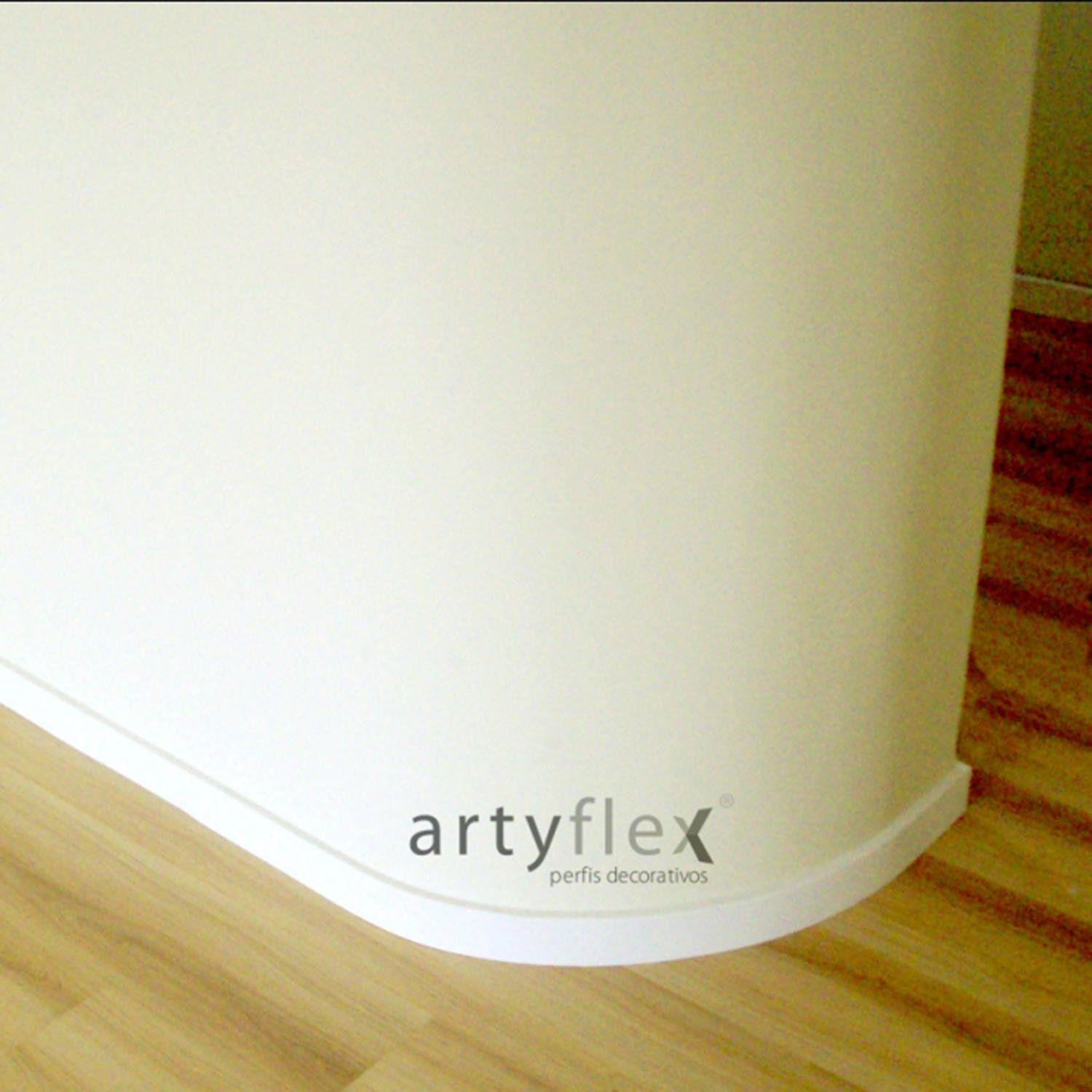 Rodapé EVA Autocolante Artyflex RP700 1,5cmx7cm Metro Linear Branco ...