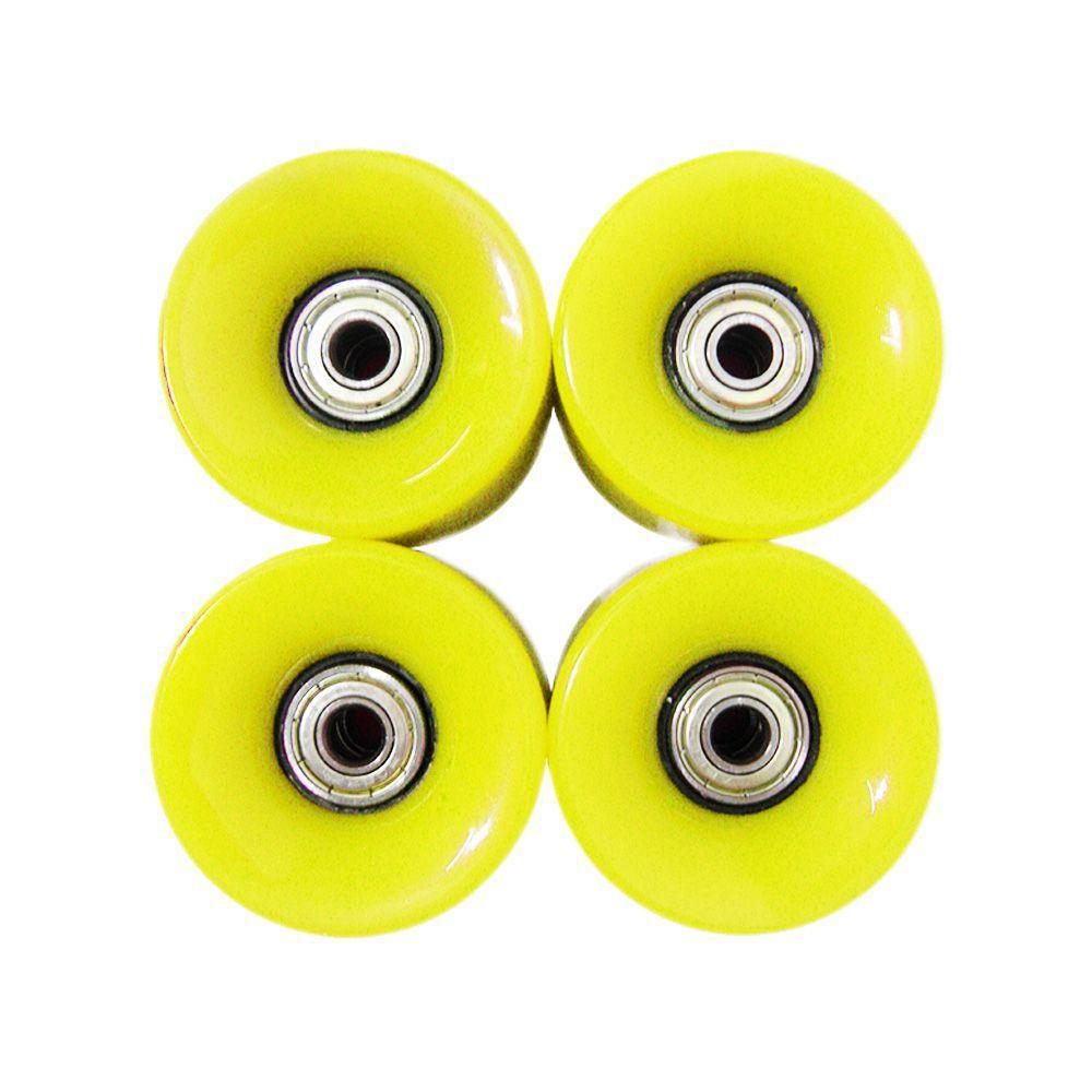 Rodas Skate Colorida Kit Com 4 Rolamento Abec 7 - Ideal - Skate ...