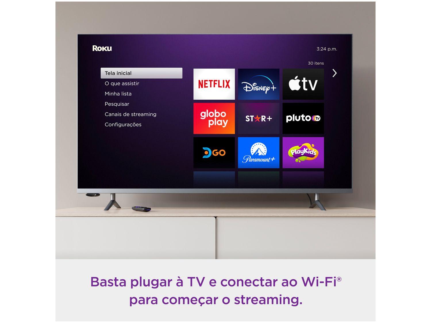Roku Express Streaming Dual Band Full HD com Controle Remoto