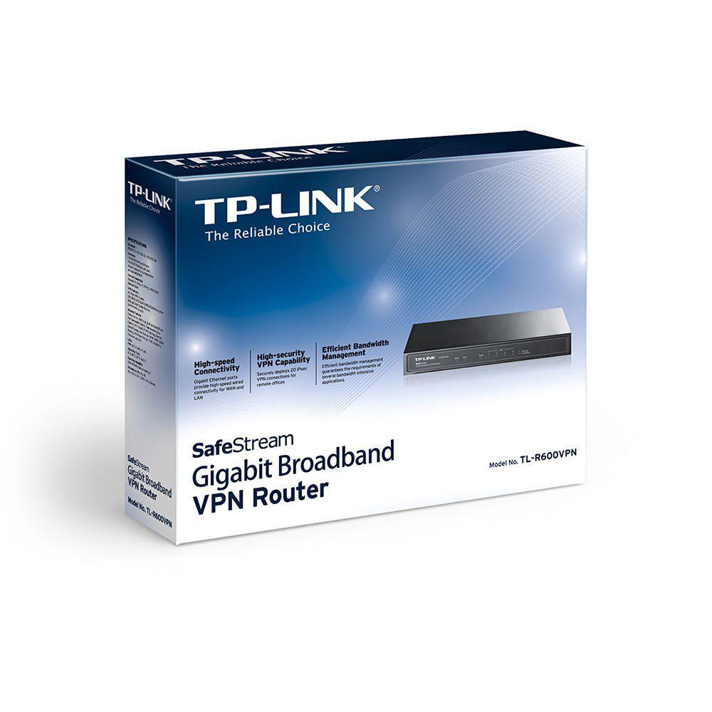 Roteador Broadband VPN TP-Link TL-R600VPN 4 Portas Gigabit - Roteador ...
