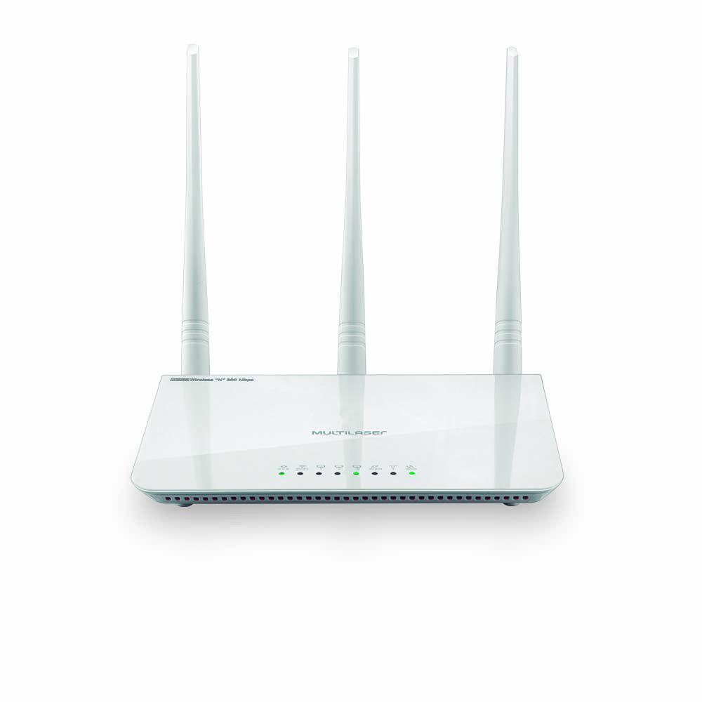 Roteador Multilaser 3 Antenas Branco Ipv6 300 Mbps Re163V - Roteador ...