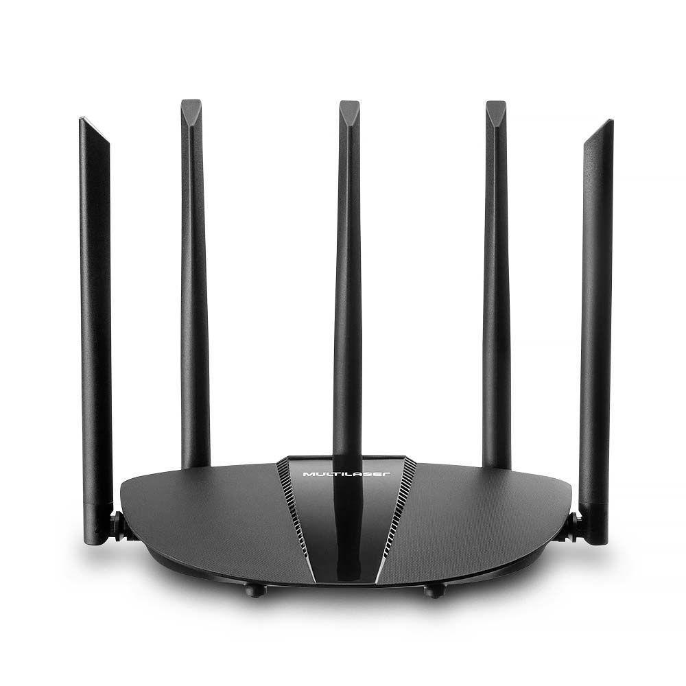 Roteador Multilaser Gigabit Ac1200 High Power -re017 Re017 - Roteador ...
