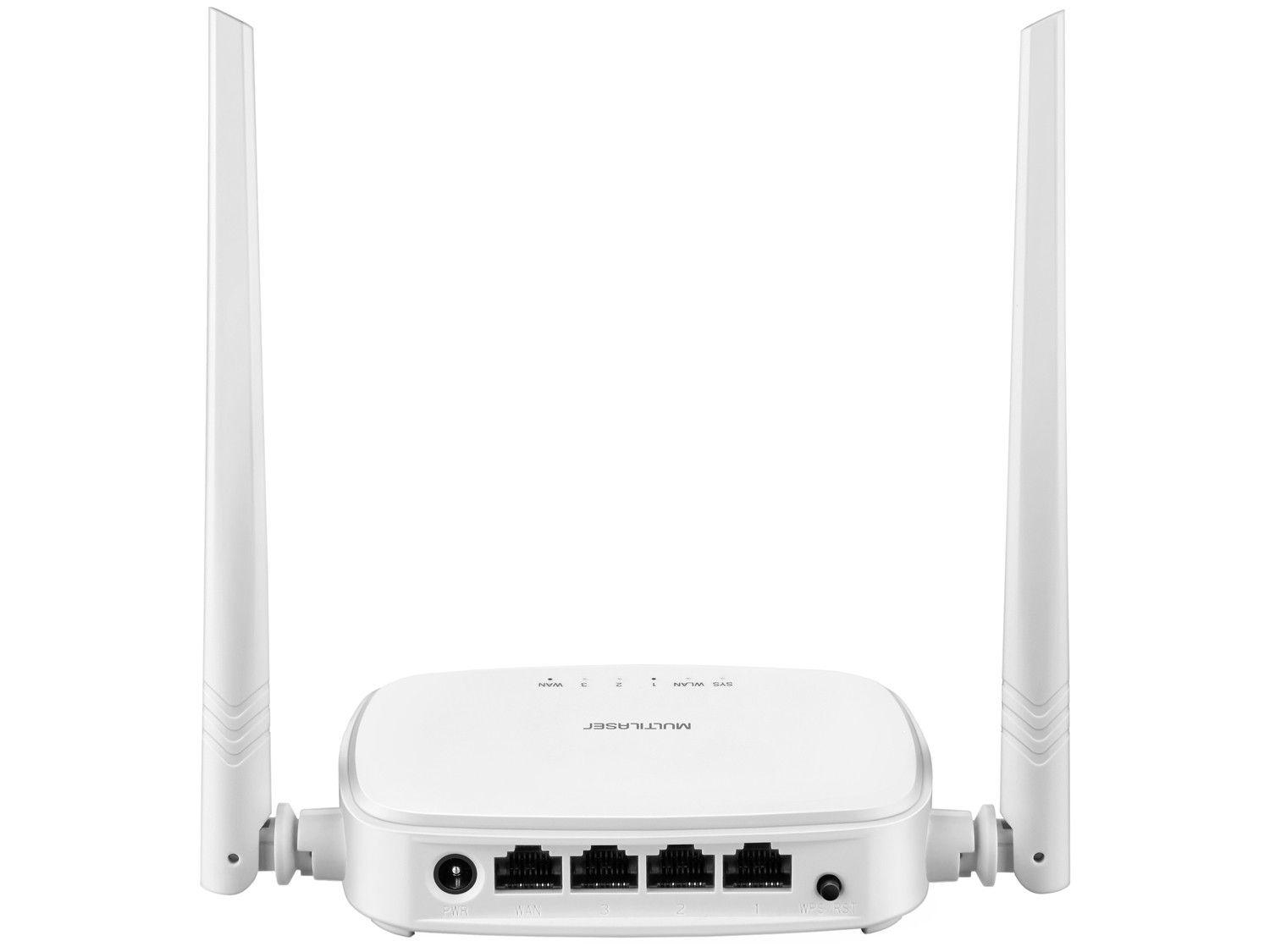 Roteador Multilaser RE160V 300Mbps - 2 Antenas 4 Portas - Roteador ...