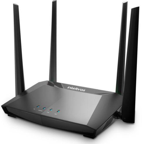 Roteador Wi-fi Alta Potência 4 Antenas 5dbi Dual Band 5g 2g - Intelbras ...