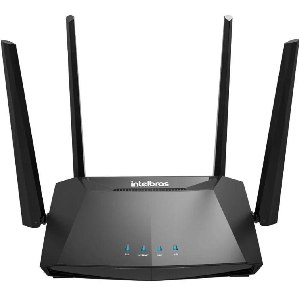 Roteador Wi-fi Alta Potência 4 Antenas 5dbi Dual Band 5g 2g - Intelbras ...
