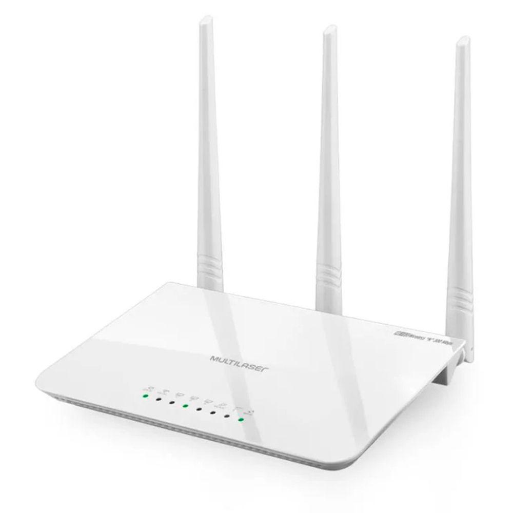 Roteador WiFi 300 Mbps Multilaser 3 Antenas 2,4 GHz IPv6 RE163V ...