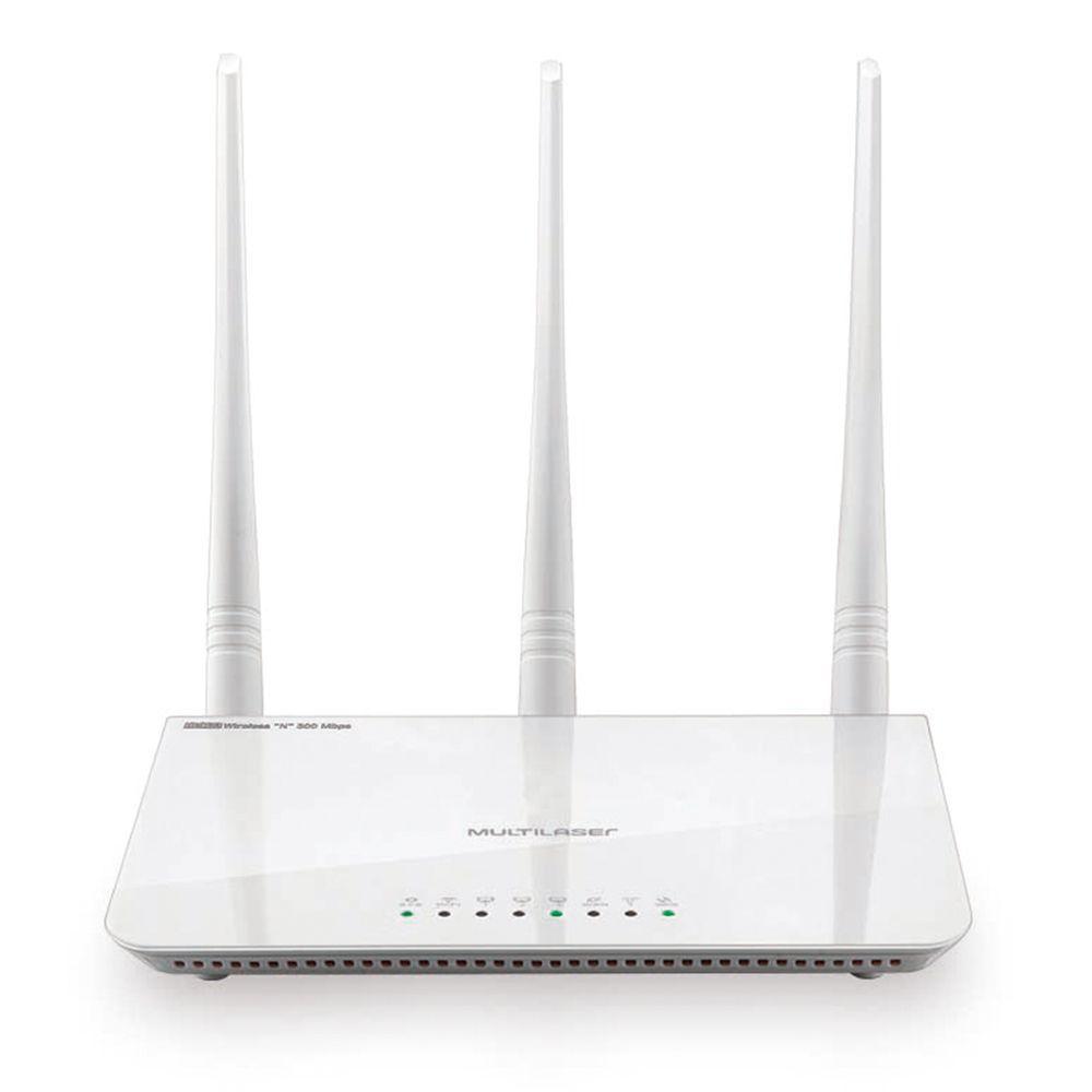 Roteador WiFi 300 Mbps Multilaser 3 Antenas 2,4 GHz IPv6 RE163V ...
