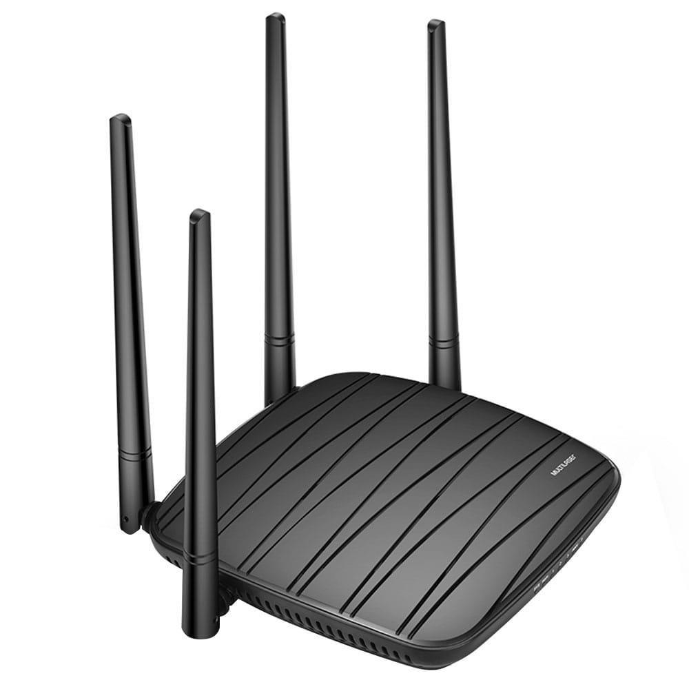 Roteador Wireless Multilaser RE018 AC1200, 1200Mbps, Dual Band, 4Portas ...